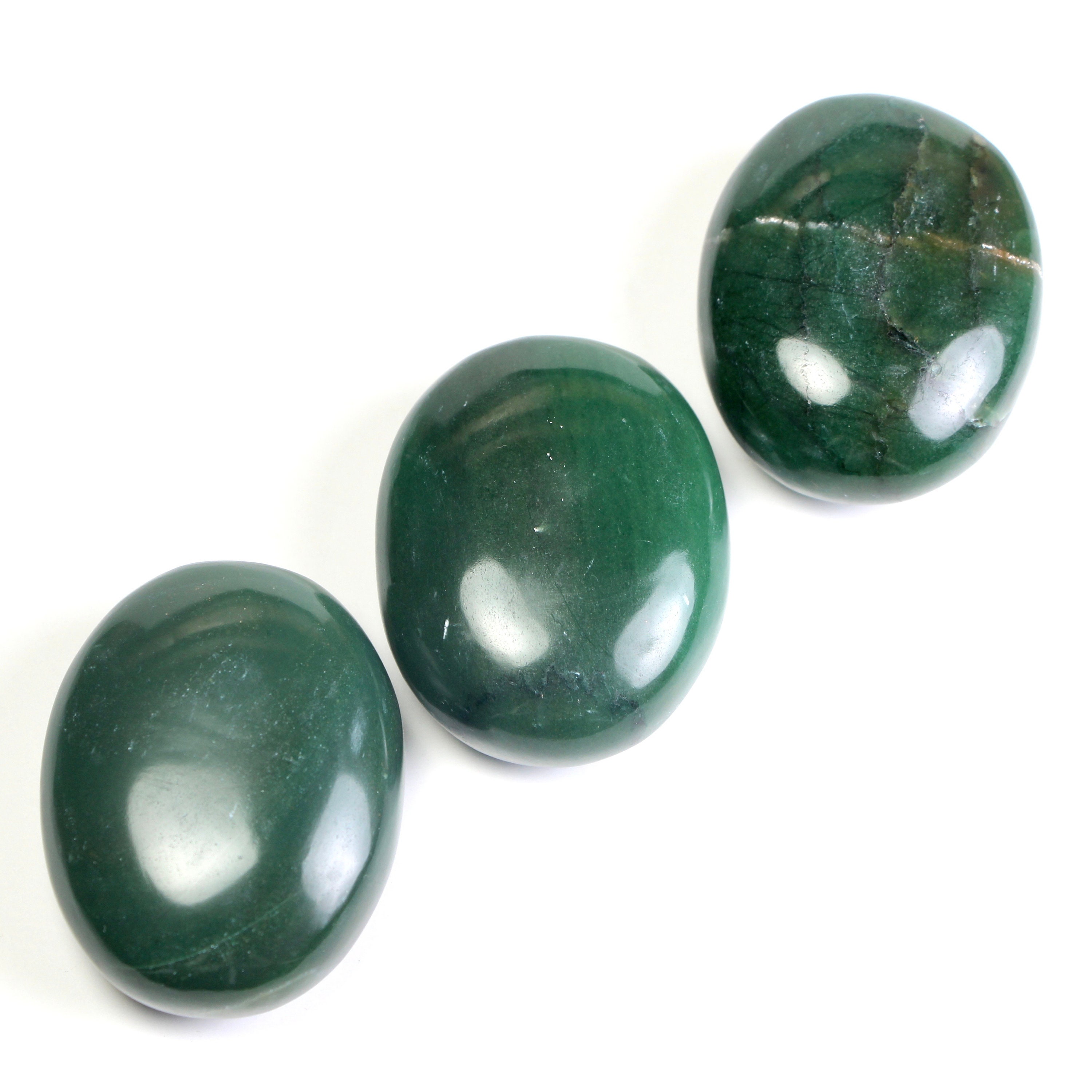 Green Jade Palm Stone, Green Jade Palm Stones Green Jade Crystals - Etsy