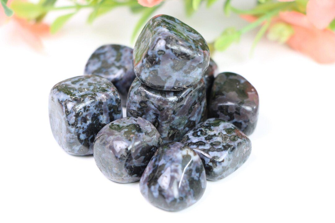 Wholesale Indigo Gabbro Tumbled Stone/ Polished Stone Crystal Tumble ...