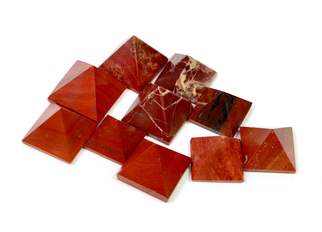 Red Jasper Crystal Pyramid, Red Jasper Healing Pyramid, Crystal Pyramid ...