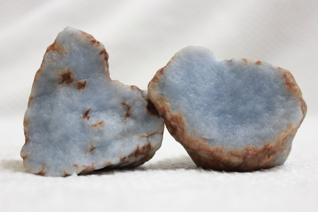 Raw Angelite Stone Rough Crystal - Etsy