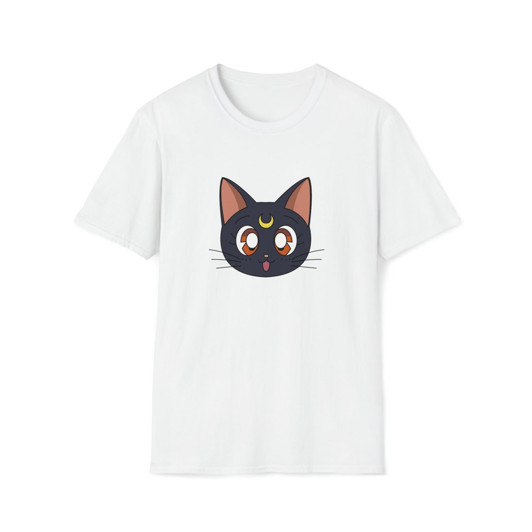 Sailor Moon Cat Face Y2K Luna Anime Vintage Retro Cartoon - Etsy