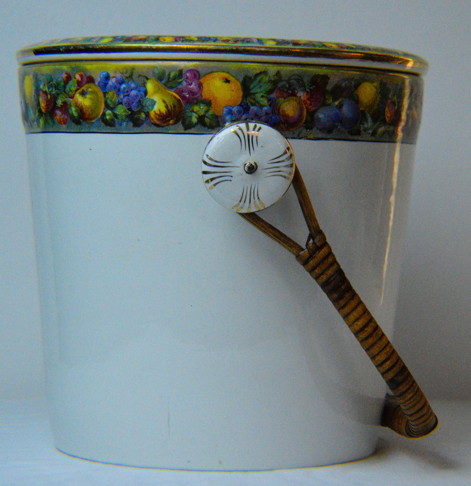 Vintage Pearl Pottery Hanley England Large Ironstone Chamber Pot Bucket ...