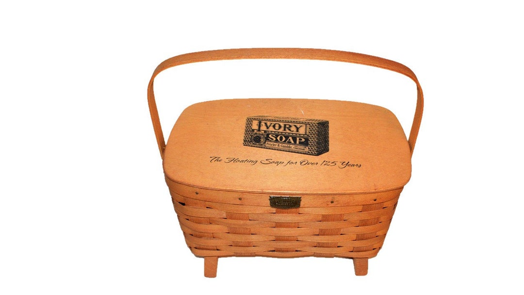 P & G Procter and Gamble Ivory Soap Peterboro Basket Rattan Wicker ...