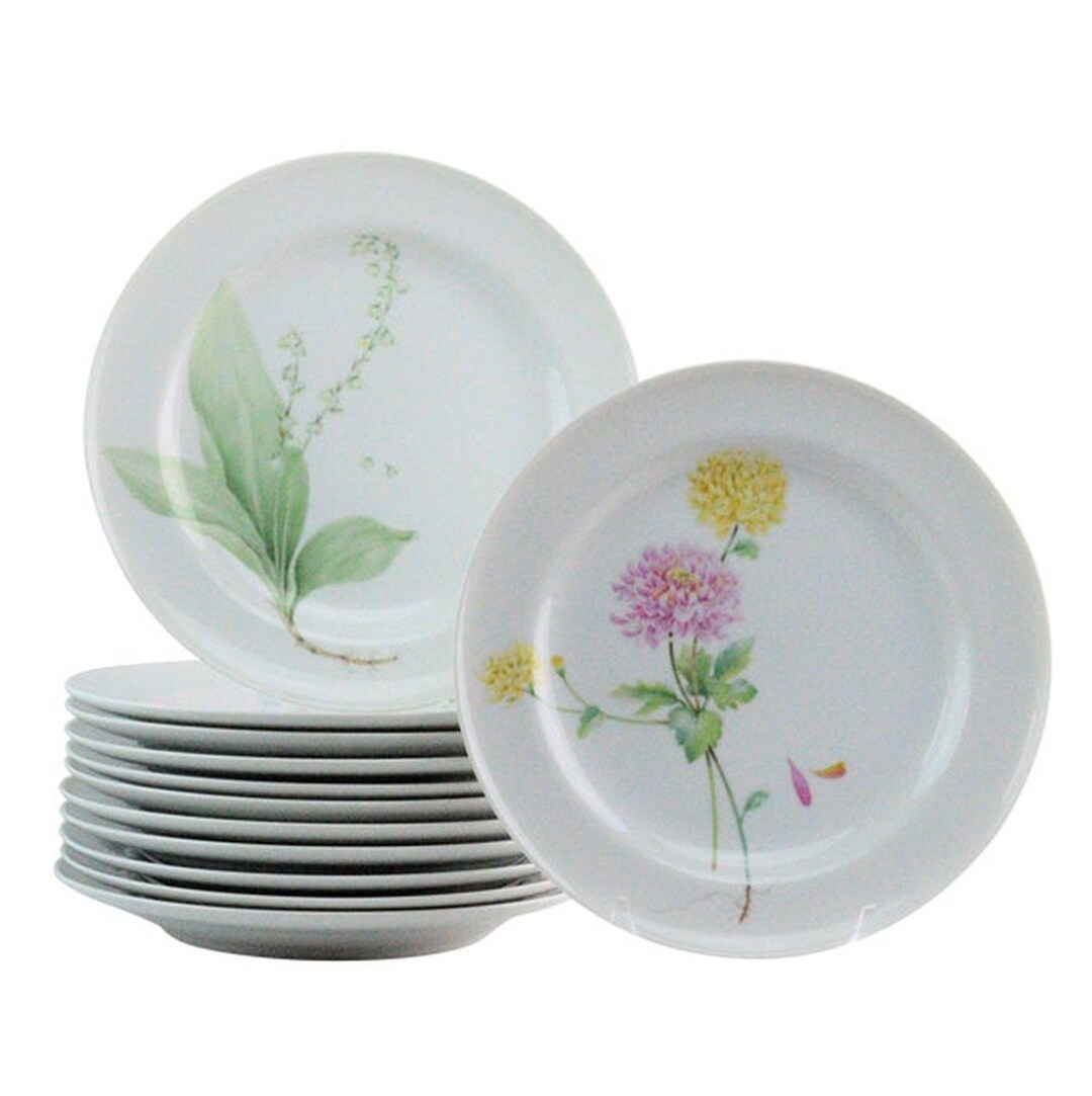 Mikasa Flower of the Month Dinner Plates - Set of 12 - Etsy