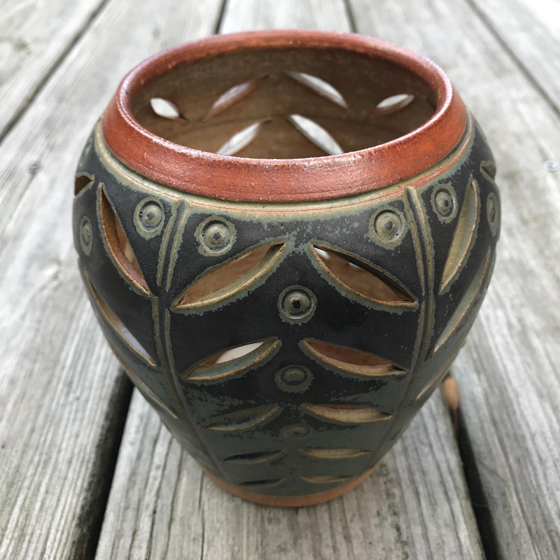Ceramic Luminary - Etsy