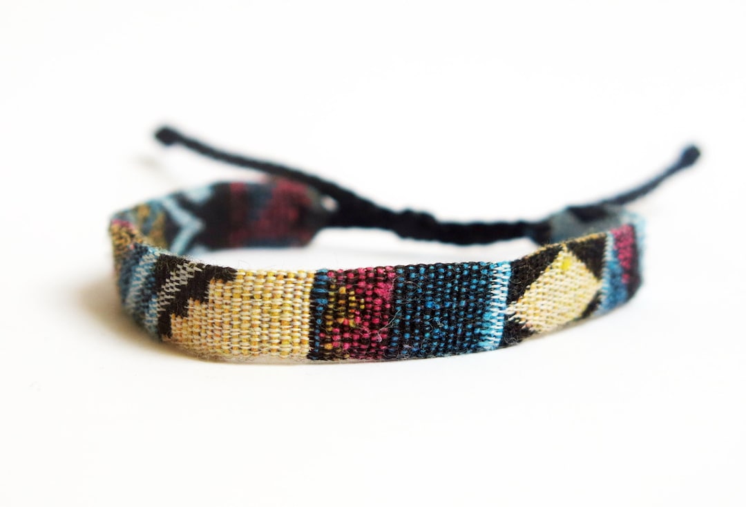 ETHNIC - Handmade Ethnic Peruvian Bracelet | Adjustable Woven ...