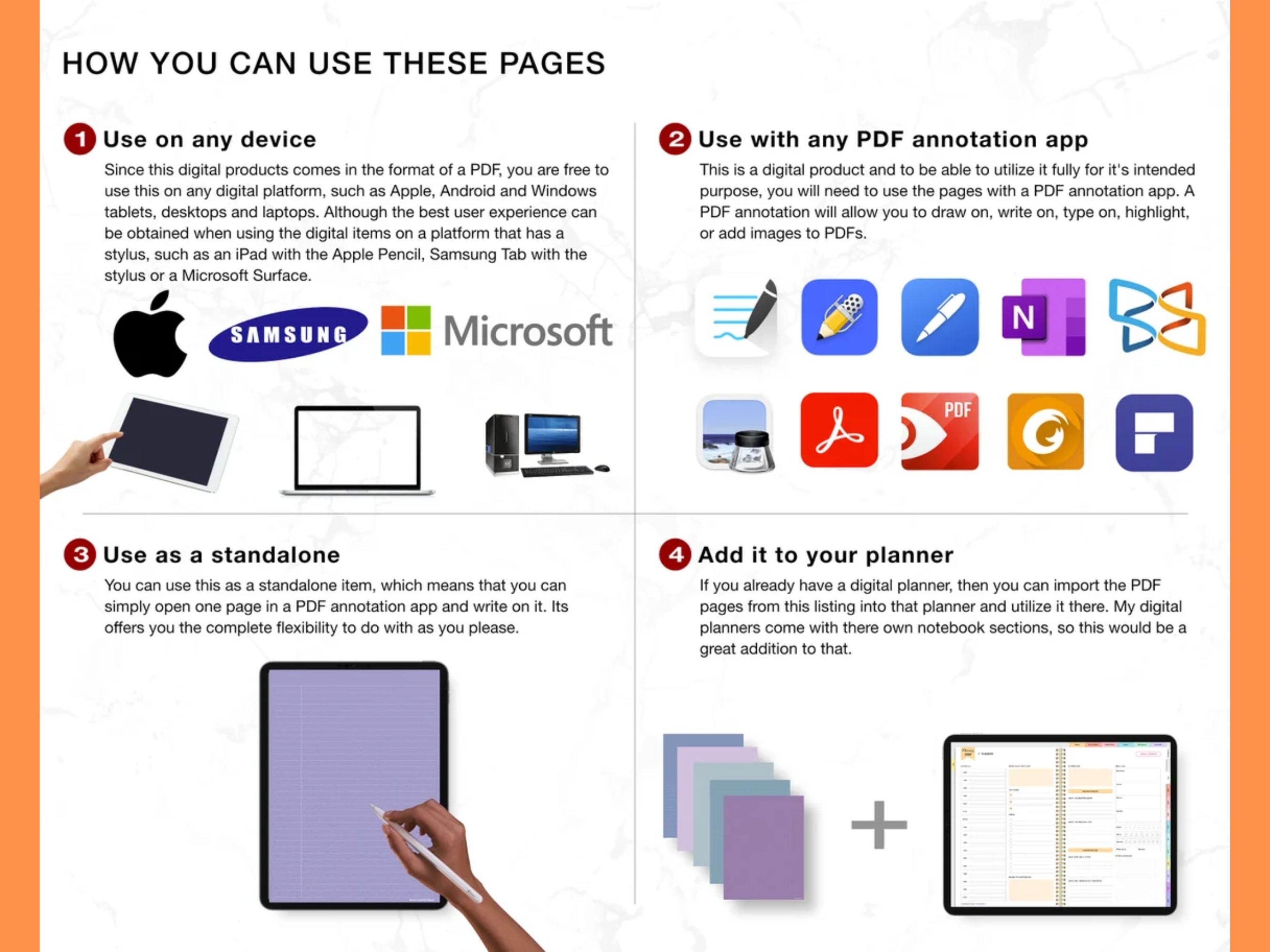 Entrepreneur Digital or Print Planner - Etsy
