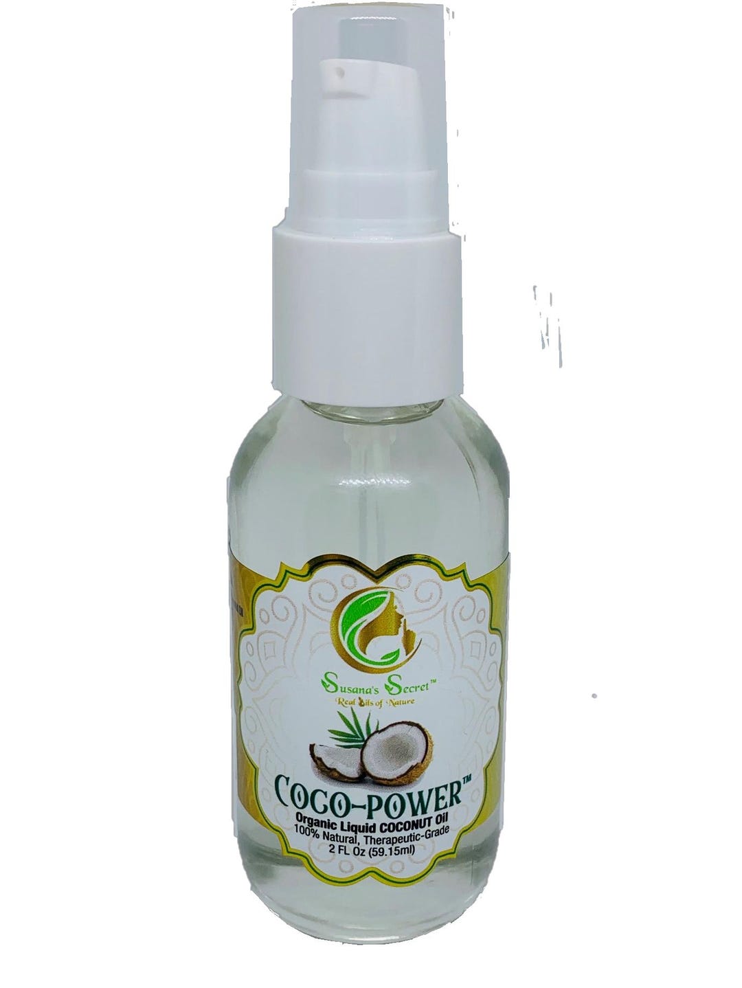 Coco-power- Organic Liquid COCONUT MCT Oil (heat Pressed)- 100% Pure ...