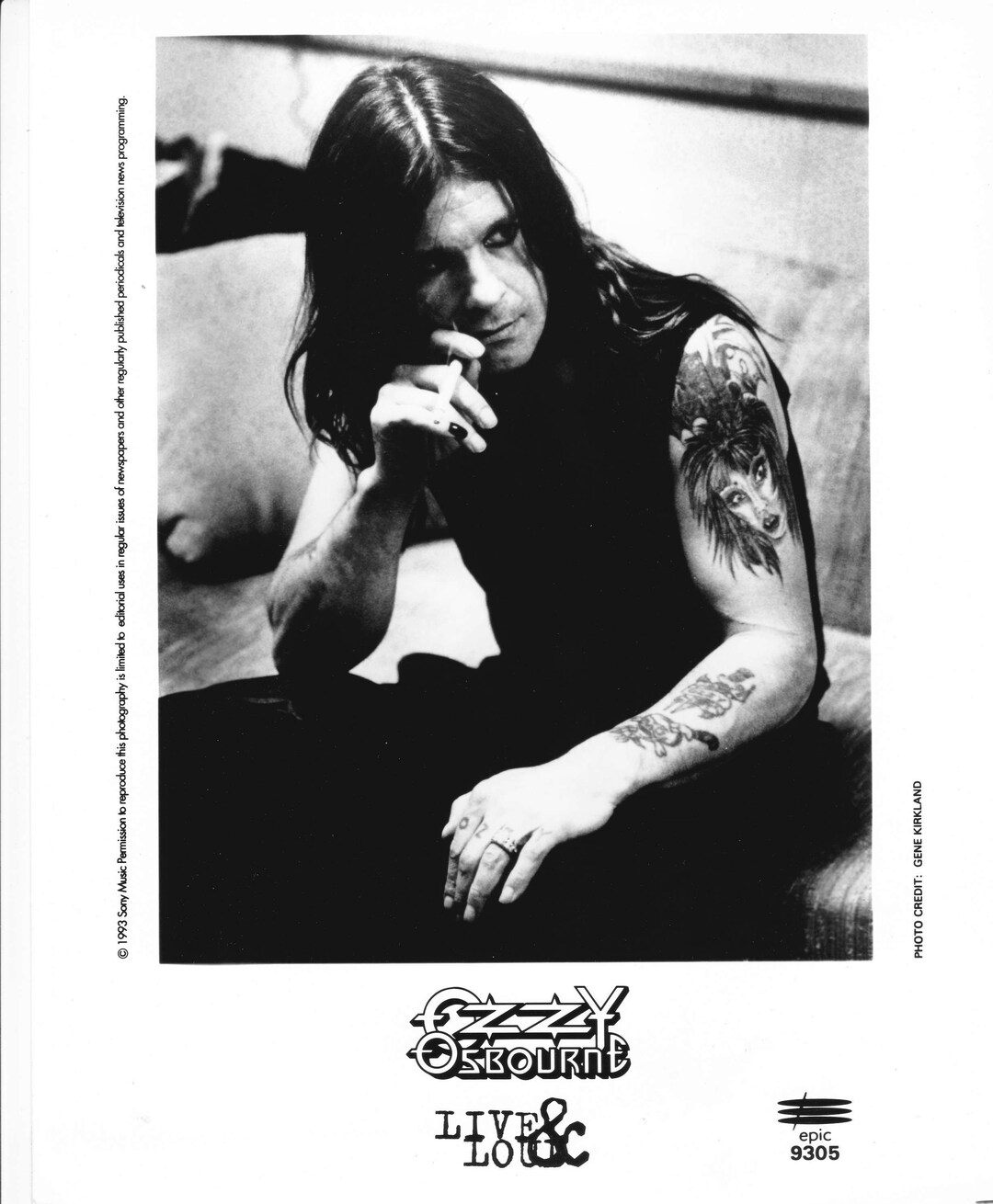 Ozzy Osbourne 01 Promo Mini Poster - Etsy