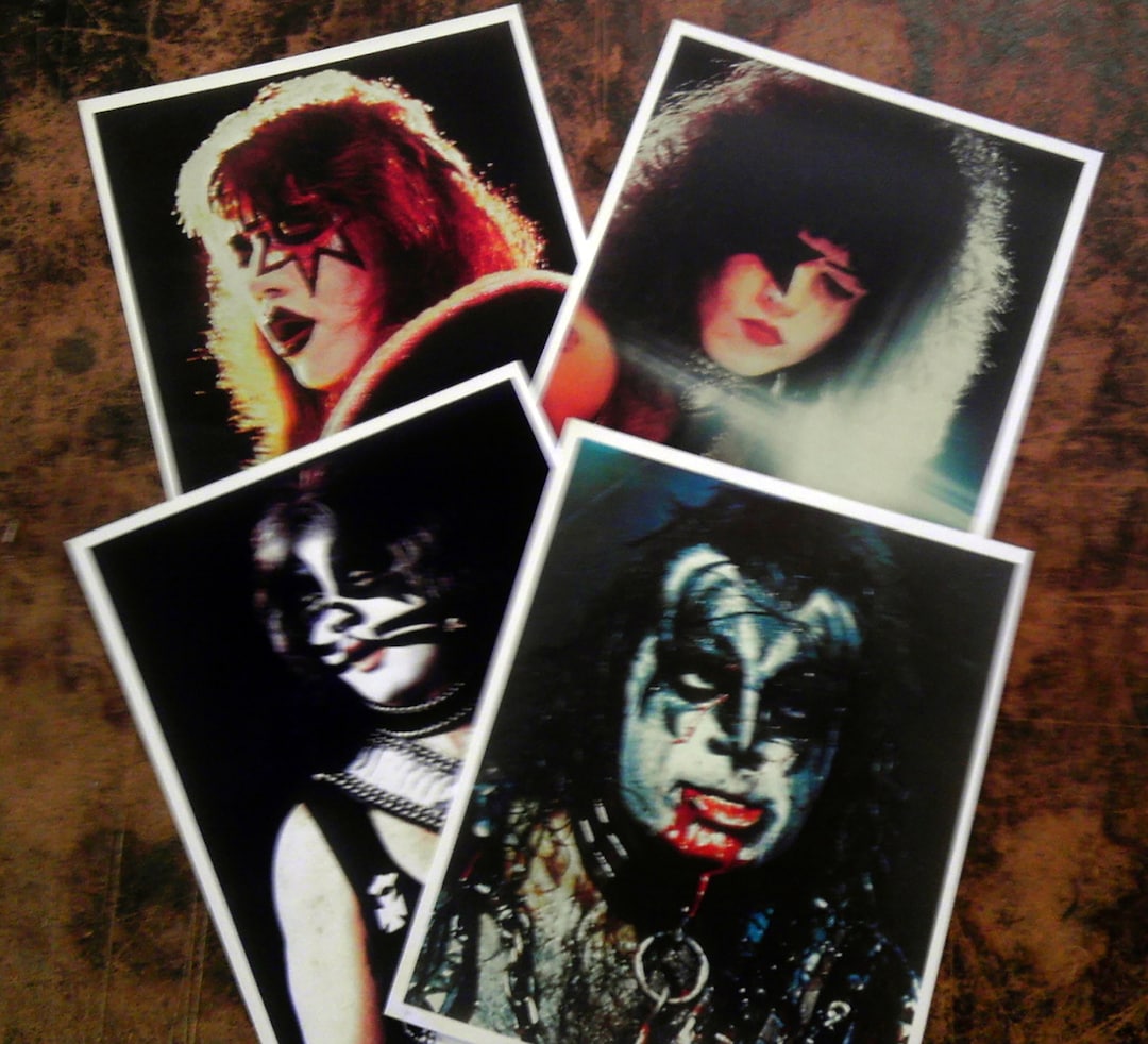 KISS Alive II 1977 Mini Poster Set - Etsy