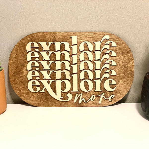 Explore Sign - Etsy