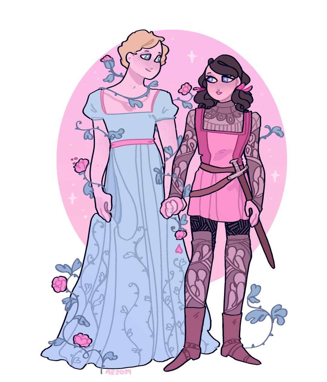 Adrien and Marinette Miraculous Ladybug Art Print - Etsy