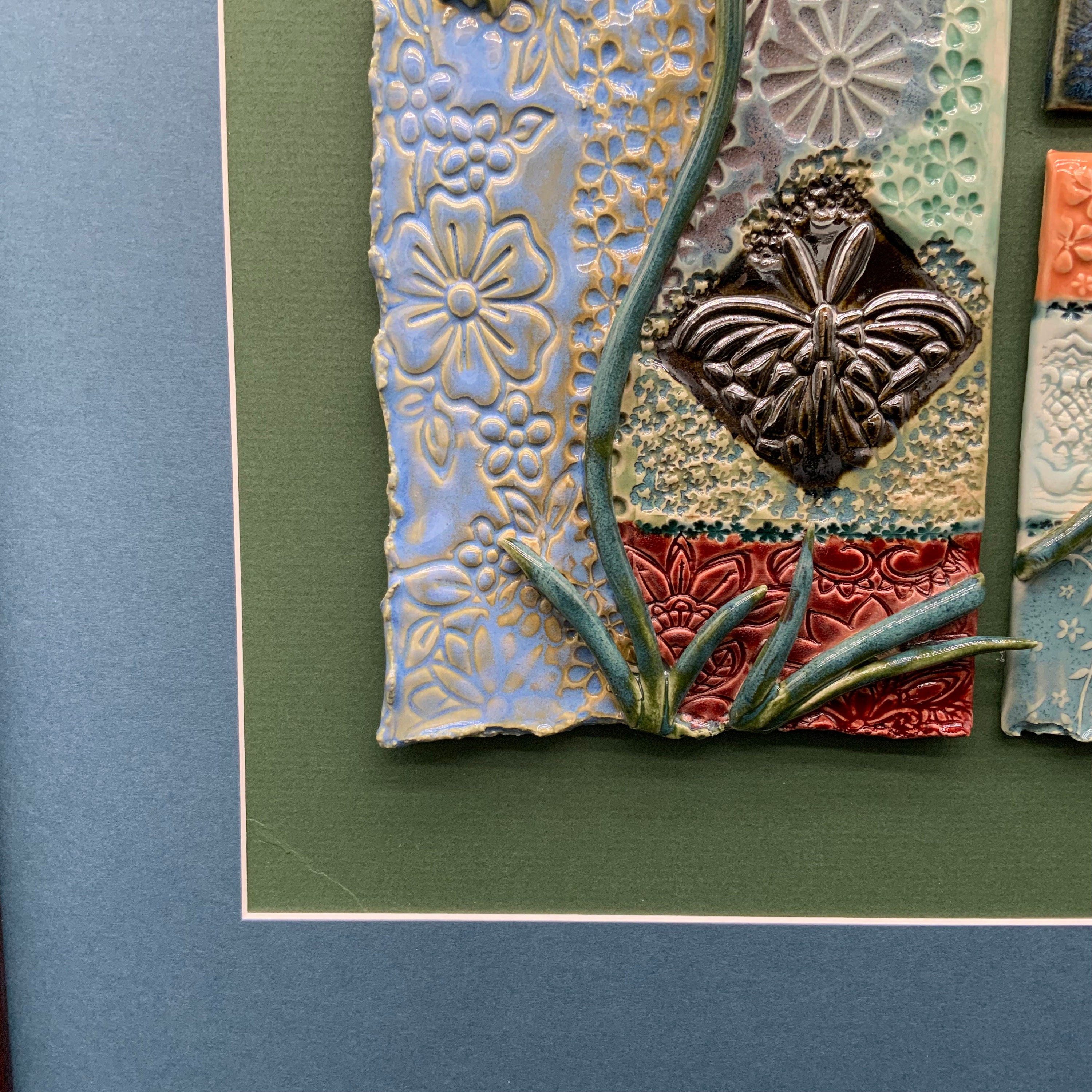 Pottery Wall Art Triptych Tiles 16” X 20” Framed - Etsy