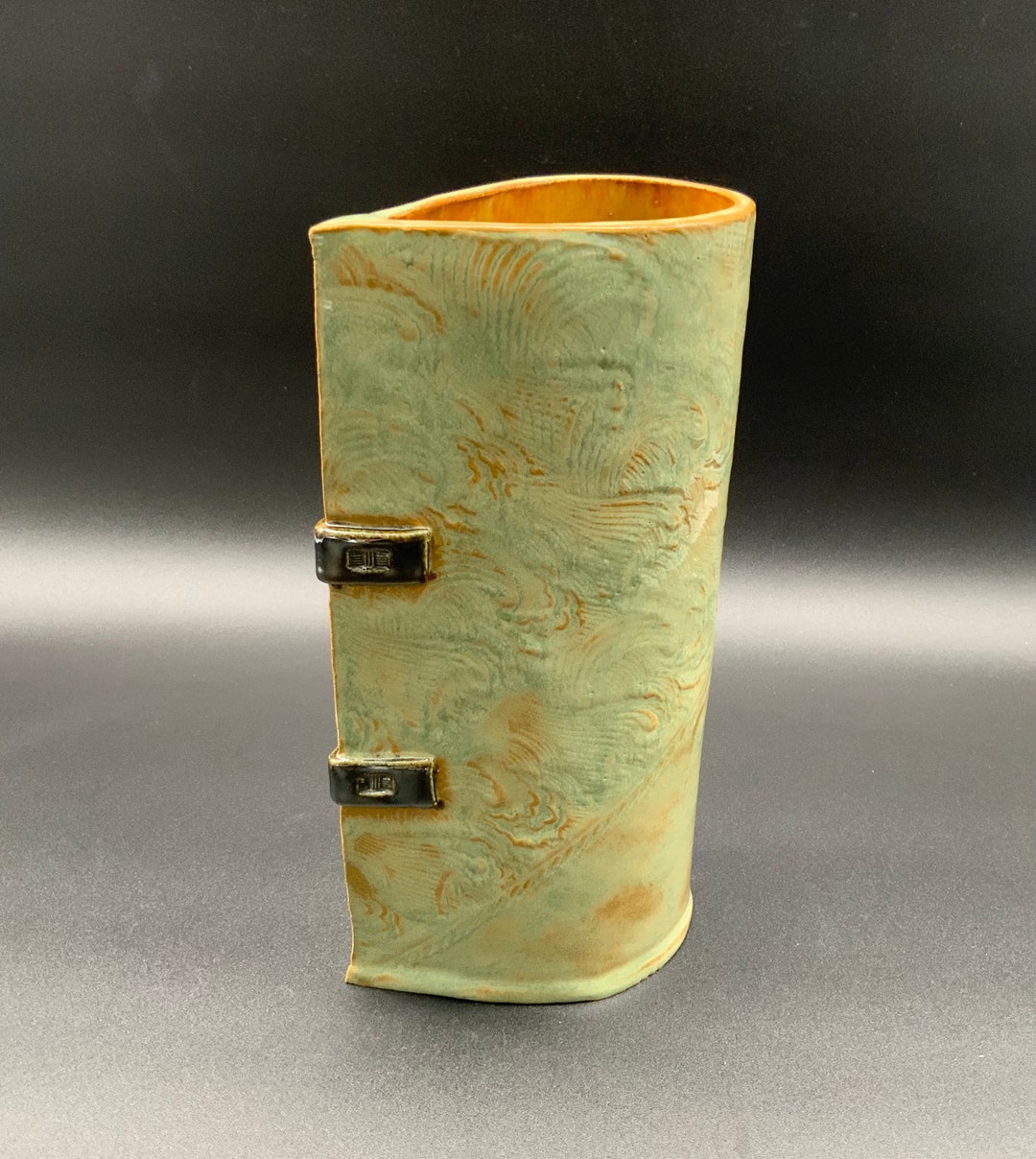 Hand Built Pottery Vase/flower Pot - Etsy