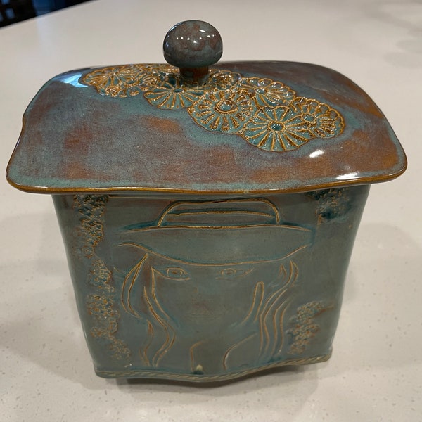 Pottery Trinket Box - Etsy