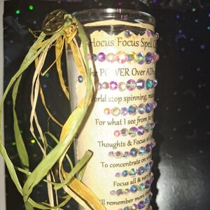 Hocus Focus-power Over Adhd/add-spell Candle, Concentration & Focus at ...