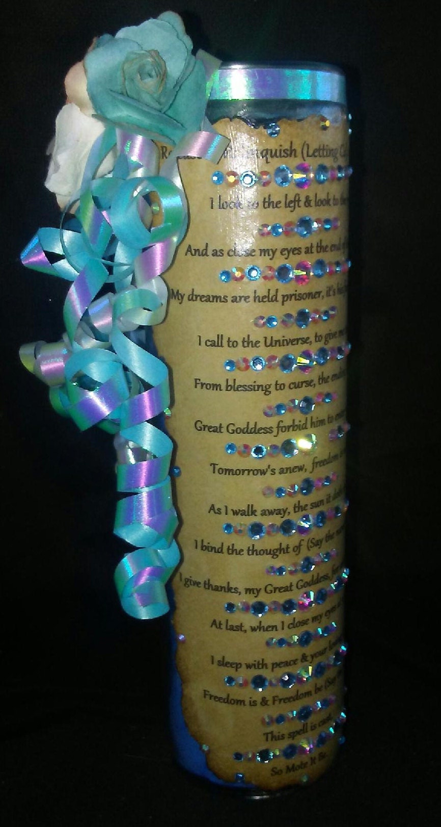 LETTING GO Release & Relinquish him/her Spell Candle Full | Etsy