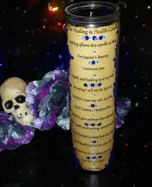 Healing & Health Spell Candle Full Moon Annointed Just for - Etsy