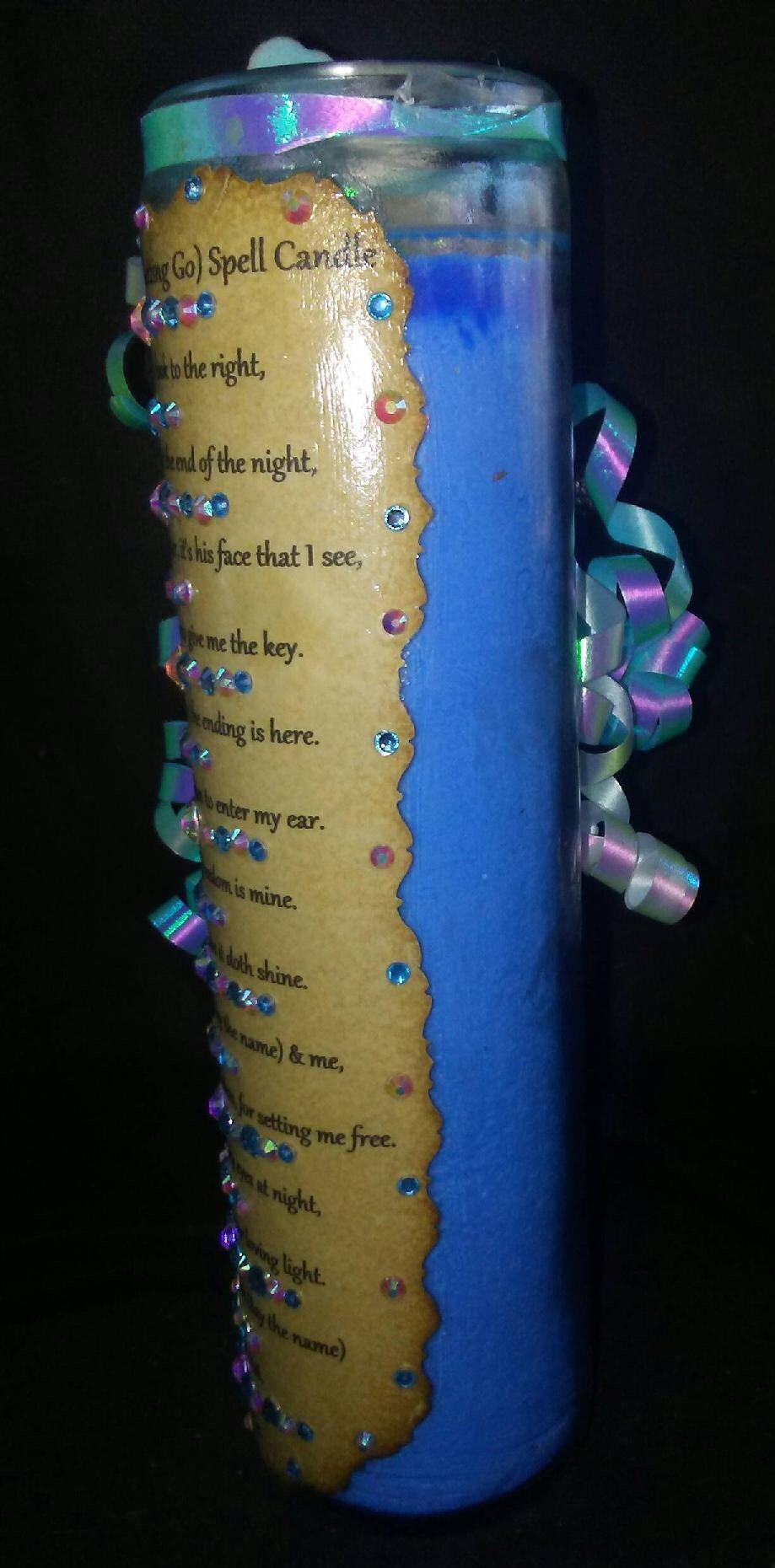 LETTING GO Release & Relinquish him/her Spell Candle Full | Etsy