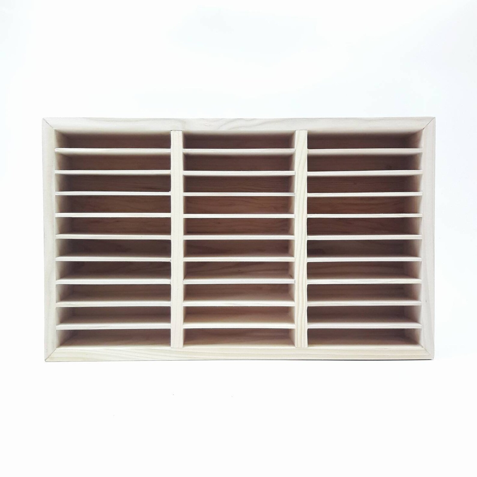 SOLASIDOS - Wooden Cassette Rack / Cassettes Display / Tape Shelf ...
