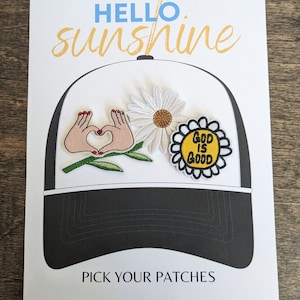 Trucker Hat Design Template - Design Patch Layout Printable - Etsy