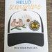 Trucker Hat Design Template - Design Patch Layout Printable - Etsy