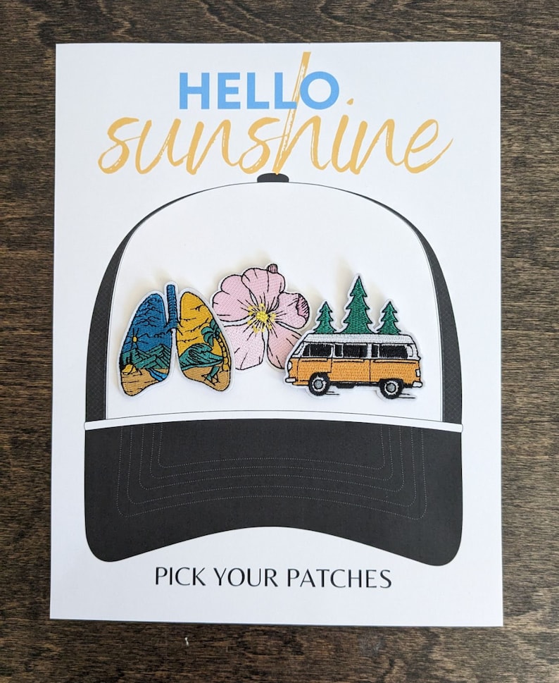 Trucker Hat Design Template - Design Patch Layout Printable - Etsy