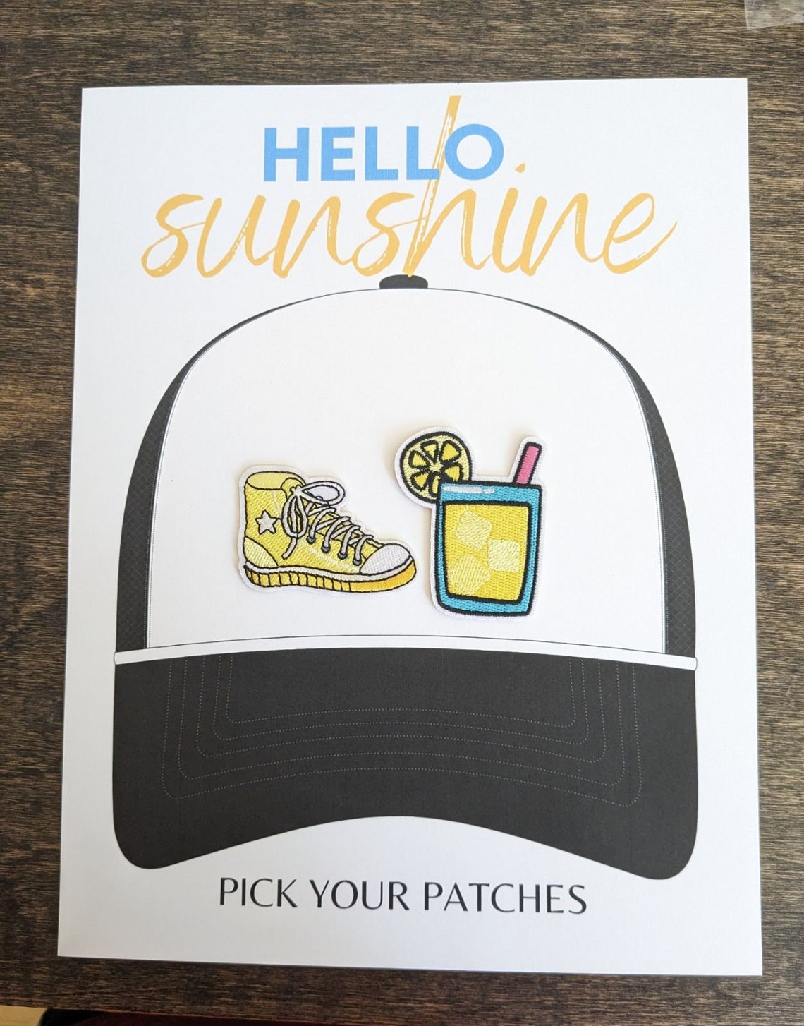 Trucker Hat Design Template Design Patch Layout Printable - Etsy