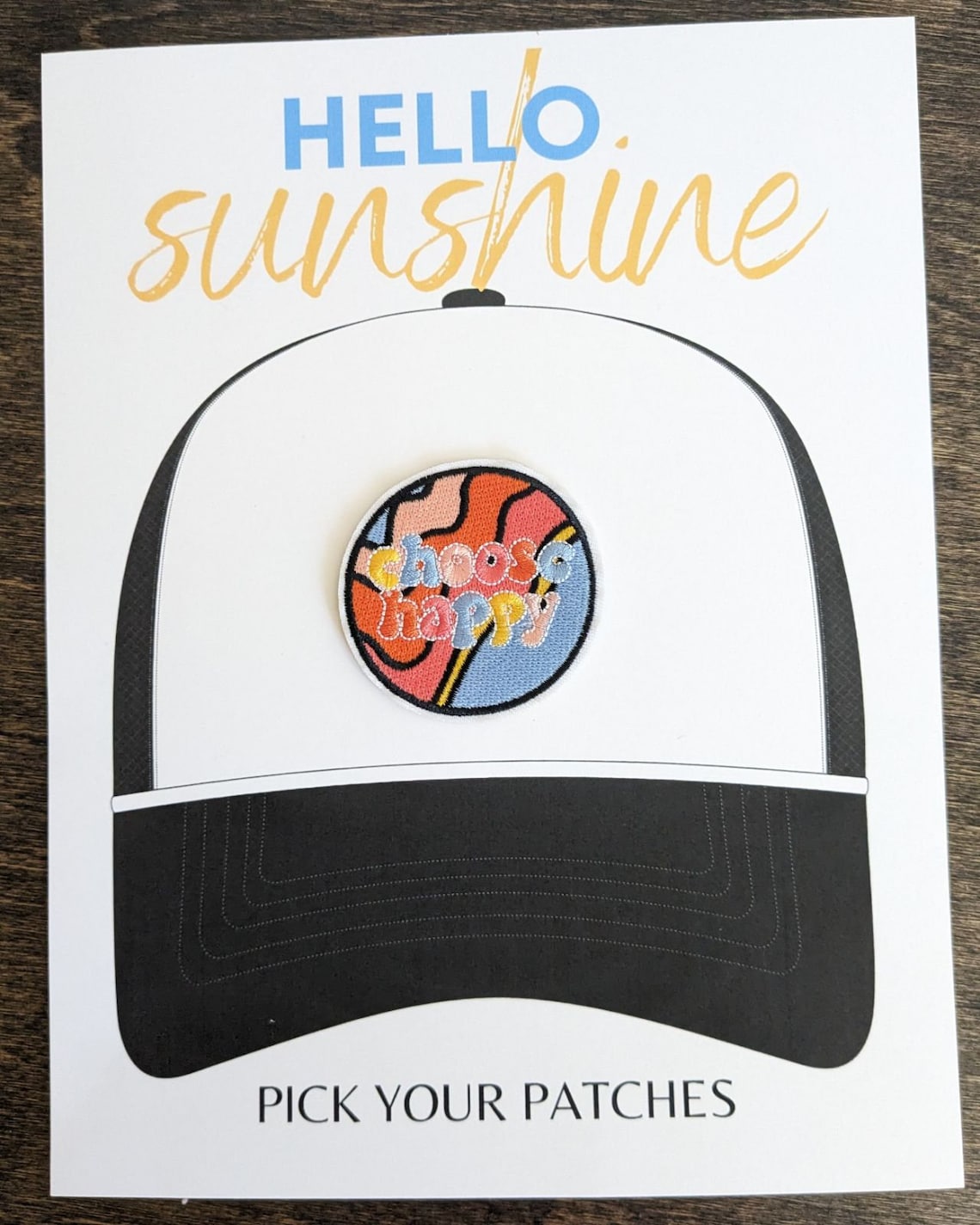 Trucker Hat Design Template - Design Patch Layout Printable - Etsy