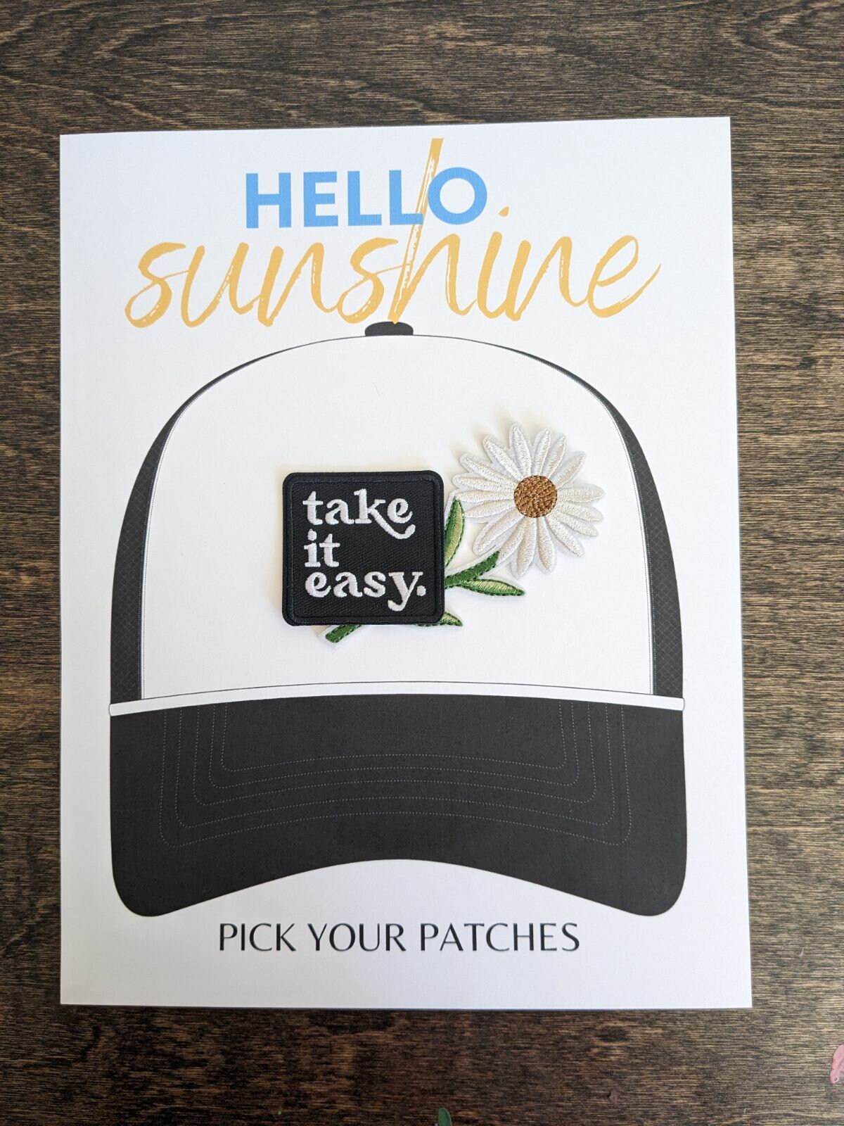 Trucker Hat Design Template - Design Patch Layout Printable - Etsy