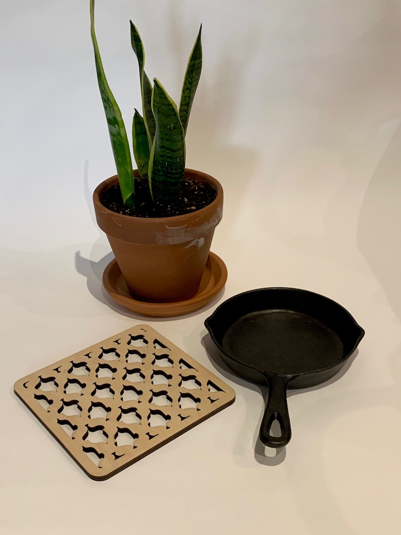 Acorn Trivet, Clover Trivet, Strawberry Trivet, Heart Trivet, Birch ...