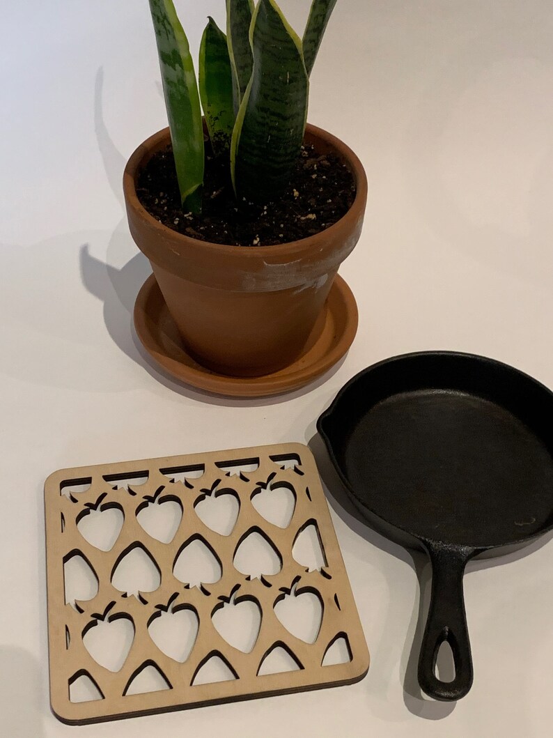 Acorn Trivet, Clover Trivet, Strawberry Trivet, Heart Trivet, Birch ...