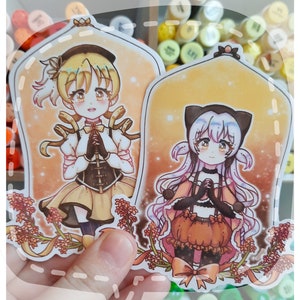 Madoka Magica Die-cut Vinyl Laminated Stickers puella Magi Madoka ...
