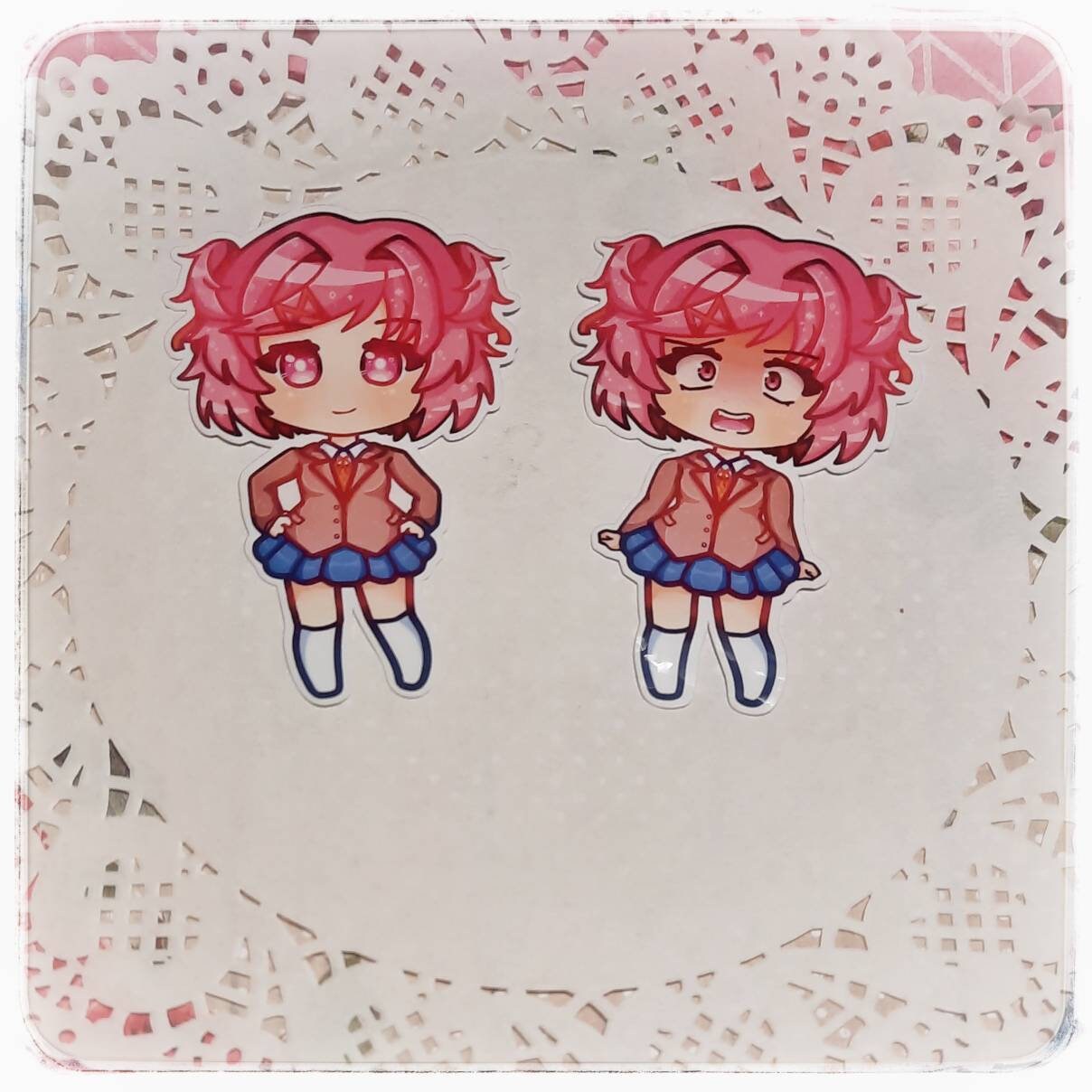 Doki Doki Literature Club Vinyl Stickers DDLC Weatherproof - Etsy Ireland