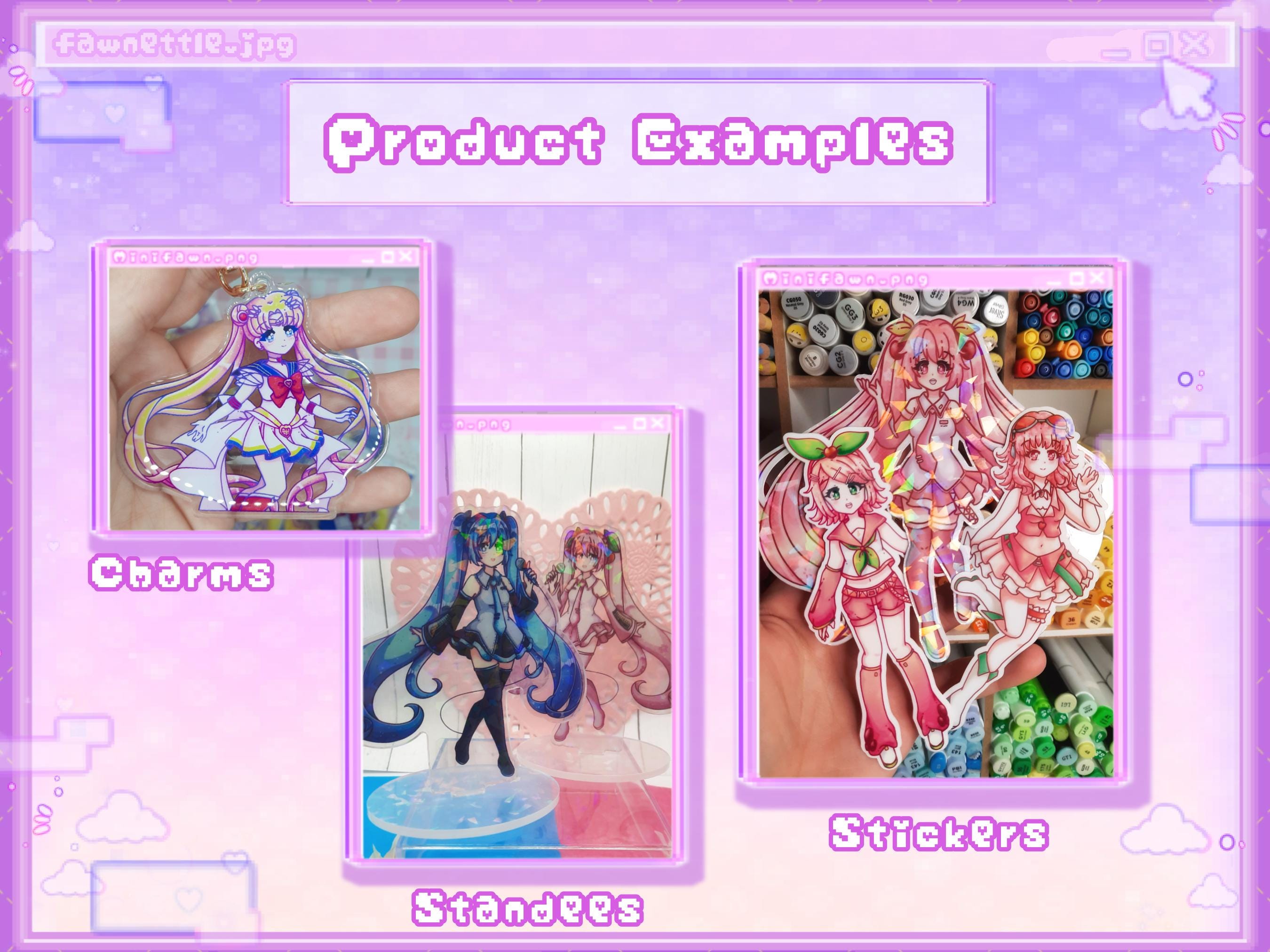 Madoka Magica Die-cut Vinyl Laminated Stickers [puella Magi Madoka ...