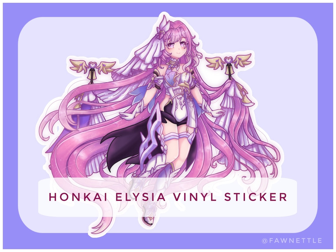 Honkai Impact 3rd Elysia Herrscher of Human Ego Stickers laminated ...