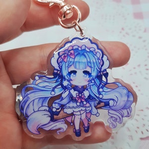 Vocaloid Hatsune Miku Acrylic Charms cute Kawaii Anime Keychains ...