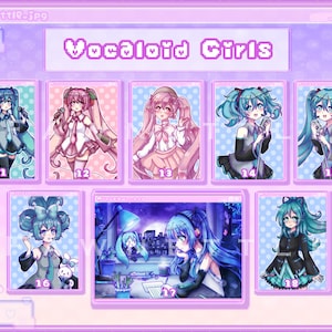 Kawaii Vocaloid and Hatsune Miku Art Prints [cute Kawaii Glossy Anime ...