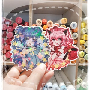 Tokyo Mew Mew Vinyl Stickers cute Kawaii Waterproof Die-cut Laminated ...