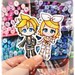 Vocaloid Rin and Len Holographic and Vinyl Stickers - Etsy