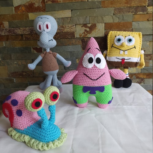 CROCHET PATTERN : Squidward Amigurumi - Etsy