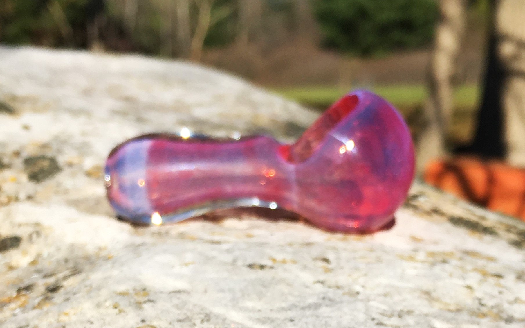 Mini Glass Spoon Pipe - Etsy