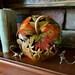 Deep Orange Flowers and Trailing Leaves Incase This Apple Gourd With ...