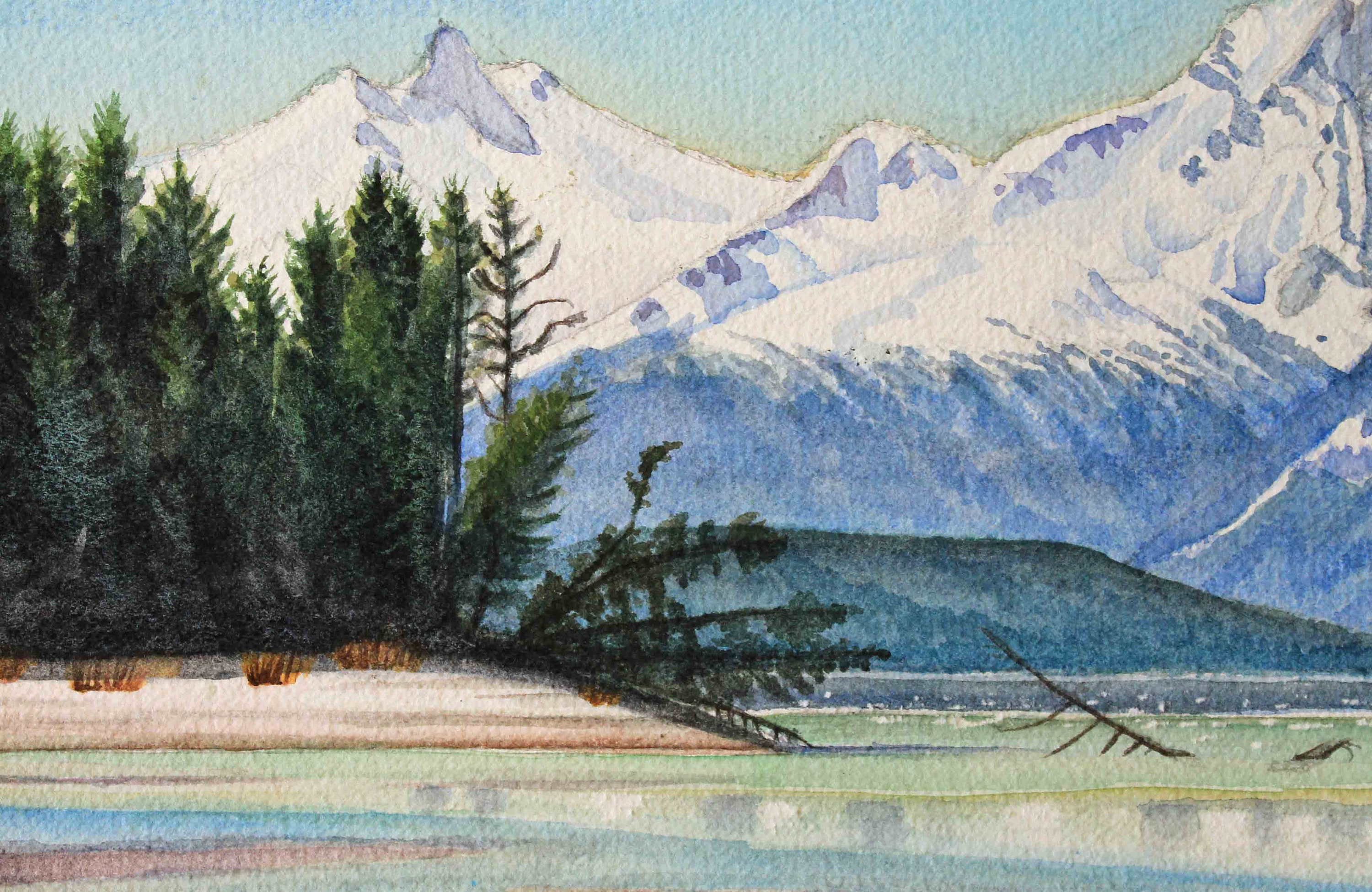 Eagle River, Alaska, Original Fine Art Watercolor - Etsy