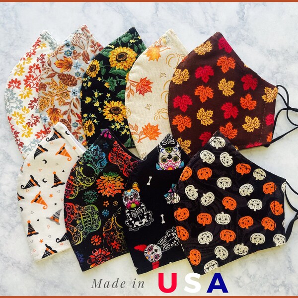 Fall Face Masks - Etsy