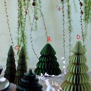 Paper Christmas Tree / Honeycomb Tree / Honeycomb Paper Decoration ...
