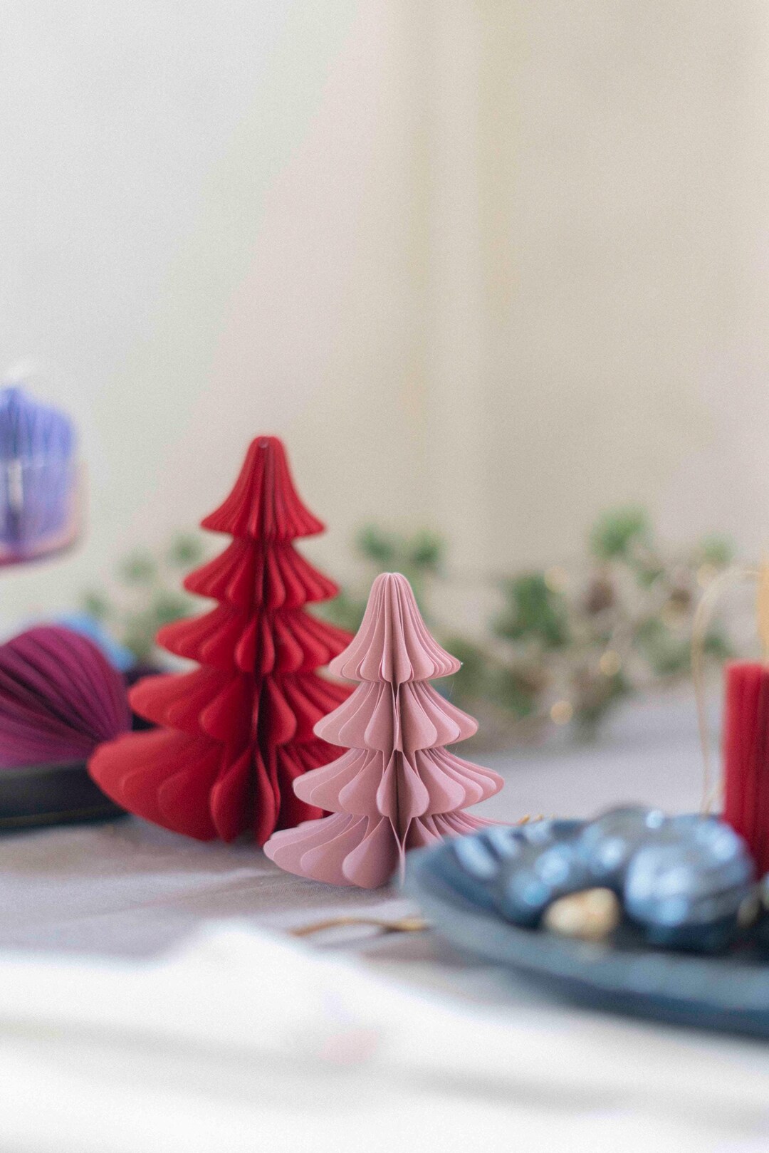 Paper Christmas Tree / Honeycomb Tree / Honeycomb Paper Decoration ...