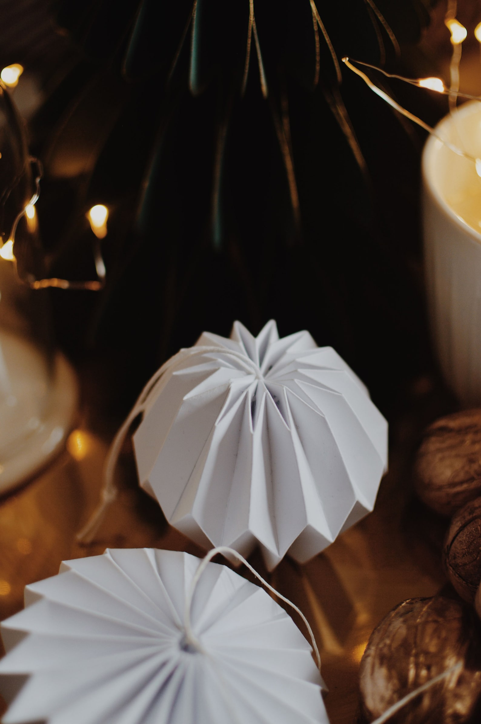 Origami Set "white" / Paper Decoration / Festive Decoration ...