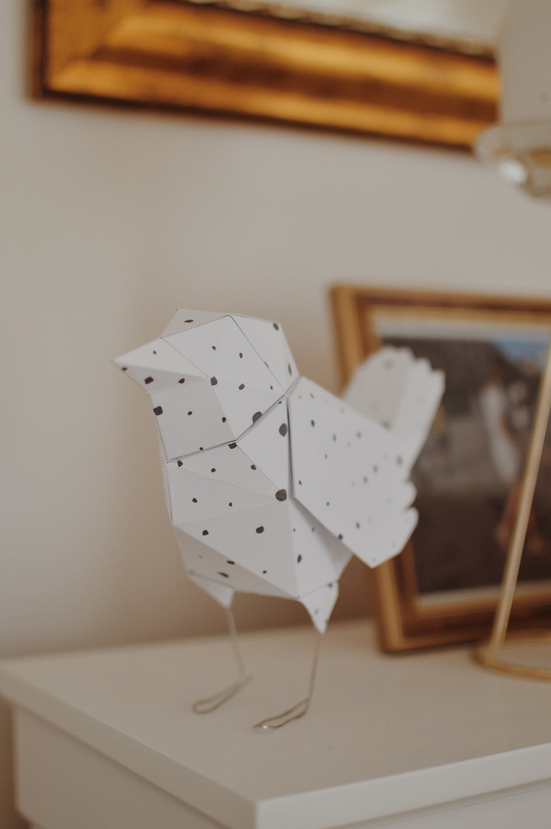 Paper Bird / Origami Bird / Paper Decoration - Etsy