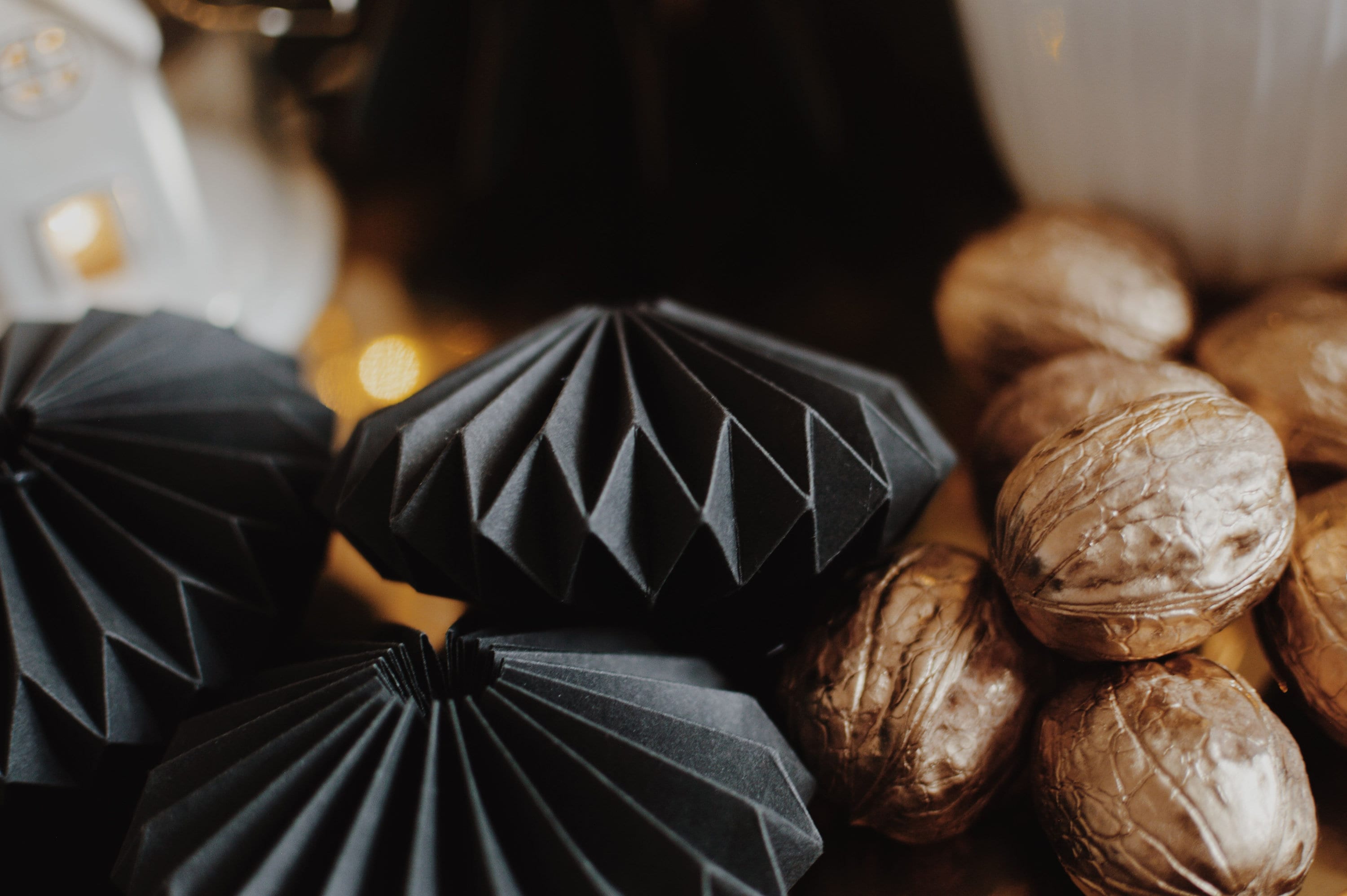 Origami Set "black" / Paper Decoration / Festive Decoration ...